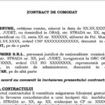 Descarga model contract de comodat sediu social ONRC